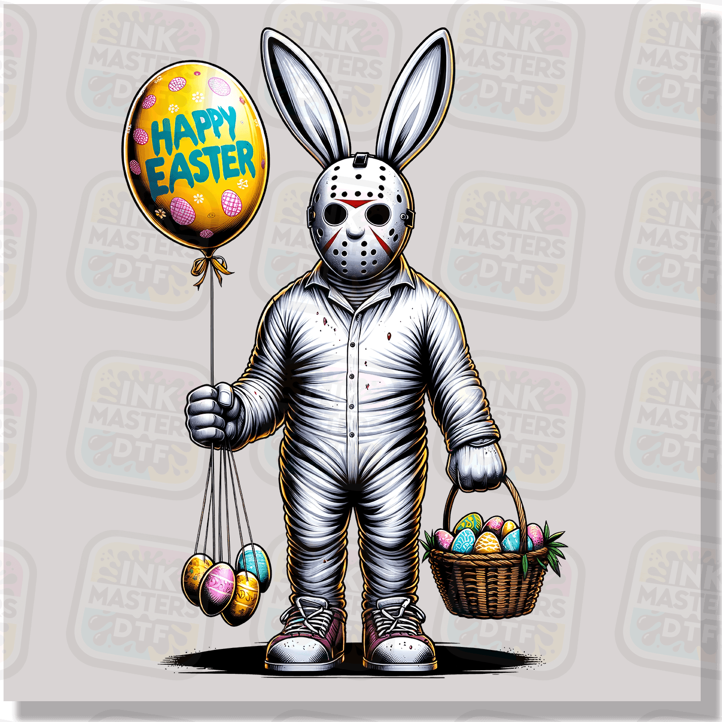 Happy Easter Horror DTF Transfer – Ink Masters DTF